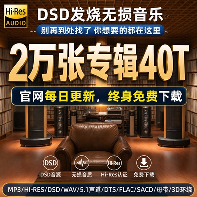 DSD音源车载HIFI发烧音质hires无损音源WAV母带音源音乐下载