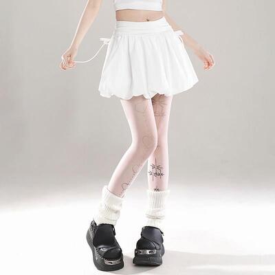 蝴蝶结黑蛋糕短夏裙女季穿搭高腰显瘦蓬蓬包花苞裙NCS臀a字半色身