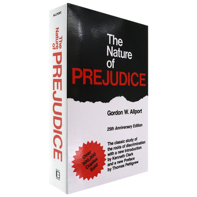 【现货】The Nature of Prejudice: 25th Anniversary Edition 偏见的本质 Gordon W. Allport 美版进口 英文原版书 特别版