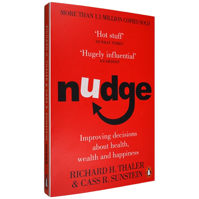 包邮现货正版进口英文原版书助推Nudge Richard H. Thaler 理查德·塞勒诺贝尔经济学奖得主作品