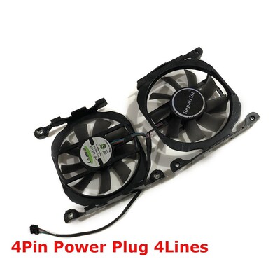 2pcs/set CF-12815B/S GPU Cooler Graphics Fan For ELSA GeForc