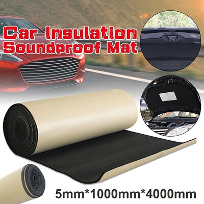 400x100cm Car Sound Hot Deadener Mat Noise Bonnet Insulation