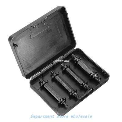 DANIU 4pcs/set Nitride Double Side Damaged Screw Extractor S