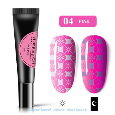 1 BottLe NeoN NAiL PoLiSh LuNouS GeL NAiL Art StAmPiNG PLA