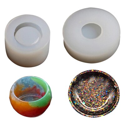 DIY Small Bowl Crystal Epoxy Silicone Mold Handmade Soap Dis
