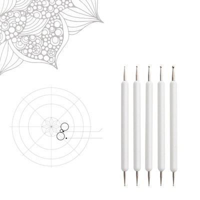 16pcs Mandala Dotting Pen Tools Set for Rock Painting Potter