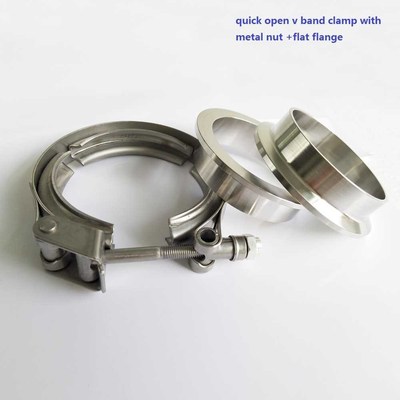 3.0 inch quick release v band clamp with   flanges set in 30