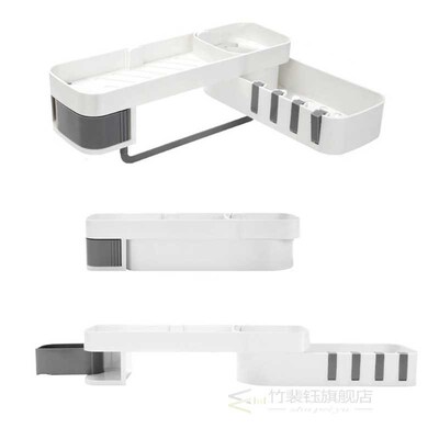 Corner Traceless Bathroom Shelves Shower Corner Shelf Shampo