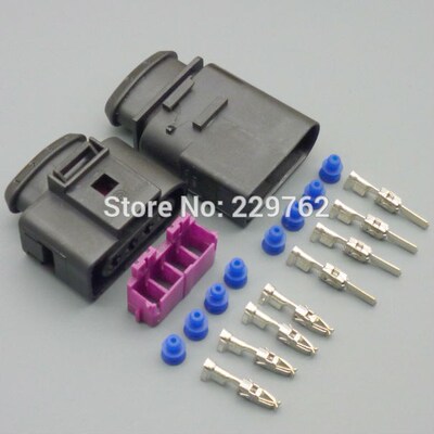1sets  4pin 1J0973724 1J0973824 4 Way Automotive Waterproof