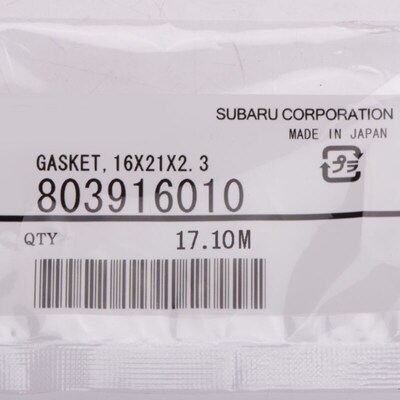 Set Washer 803916010 For Subaru 2011 18 6pcs Drain Crush Ga