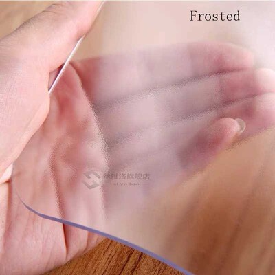 BALLE PVC Table Cover Transparent Tablecloth Rectangle Prote