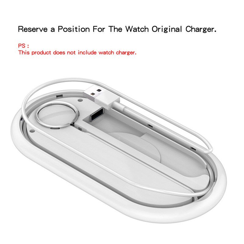 GTWIN Three In One Wireless Charger Works On iPhone8P XS Ap