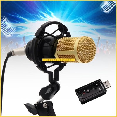 Professional Suspension Microphone Kit Live Broadcasting Rec