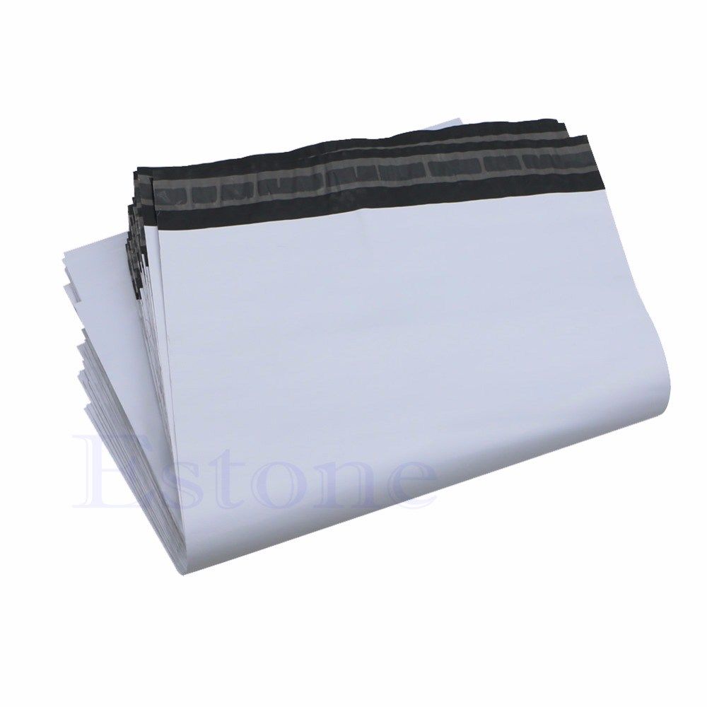 100Pcs 25*34 cm Poly Mailer Self Sealing Plastic Shipping M_虎窝淘