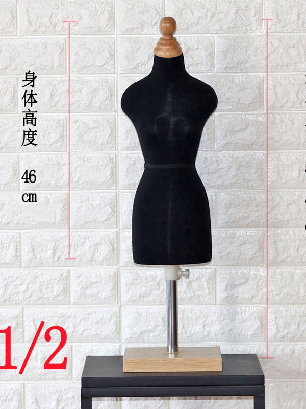 小人台立体裁剪女 服装设计人体模型迷你教学二分之一bjd人偶模特
