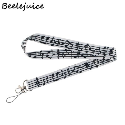 Musical symbol Neck Strap Lanyards ID badge card holder key