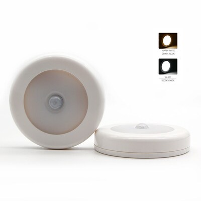 6 LED Night Light PIR Infrared Motion Sensor Night Lamp For