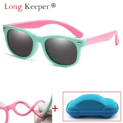 LongKeeper Children Sunglasses Polarized Kids Child Safety