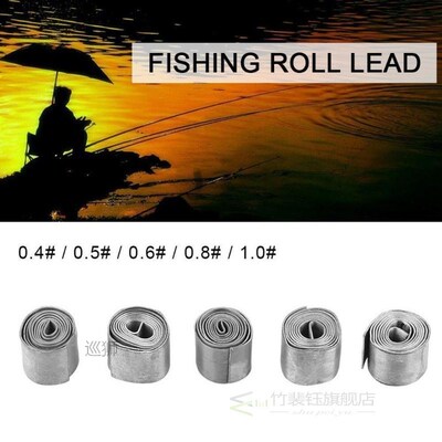 A box of 5 Rolls of Small Fishing Rolls of Lead Sheet Sheet