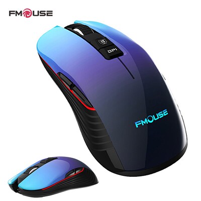Rechageable Mouse 2.4G Wireless Mute Ergonomic Mouse 3600DPI
