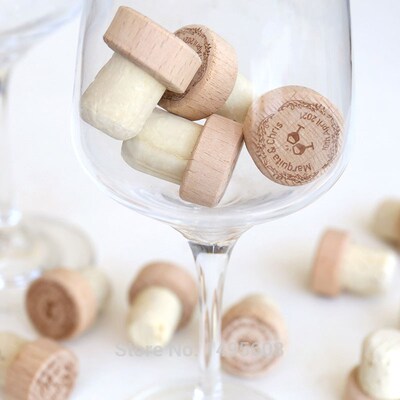 Customized Wood Wine Stopper Wedding party Favor decor Pers