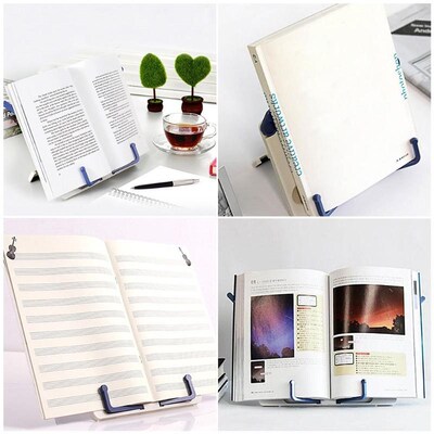 Portable Reading Stand Books Document Recipe Shelf Folding C
