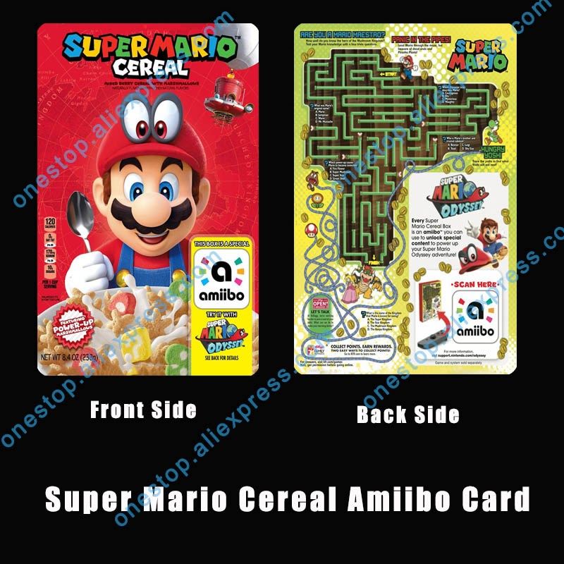 Delicious Amiibo Super Mario Cereal Amiibo Tag NFC Amiibo C_虎窝淘