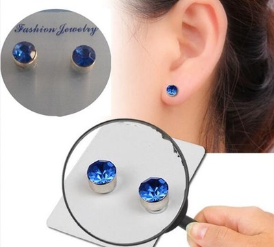 2 Pairs/lot New Design Magnetic Stud Slimming Earrings Lose