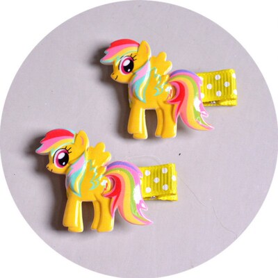 1PCS New Design Lovely Pony Kids Hairpins Headdress Princes