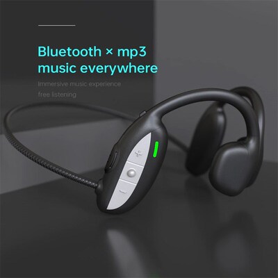 Bone Conduction Earphone Support TF Card Sports Bluetooth H