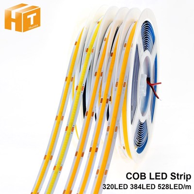 COB LED Strip 320 384 528 LEDs High Density FOB COB Flexible