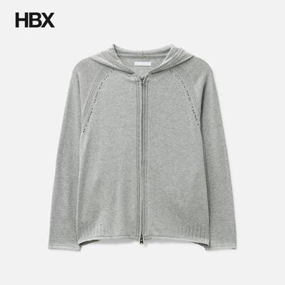 San San Gear Knit Zip-Up Hoodie 针织衫男HBX