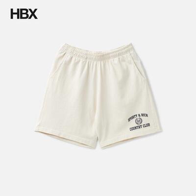 Sporty & Rich Varsity Crest Gym Short 短裤女HBX