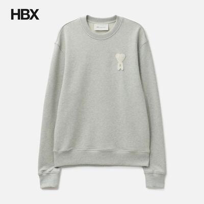 Ami Cotton Knitted De Coeur Sweatshirt 无帽卫衣HBX