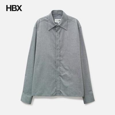 MM6 Maison Margiela Zip-Fastening Cotton Shirt 衬衫男HBX