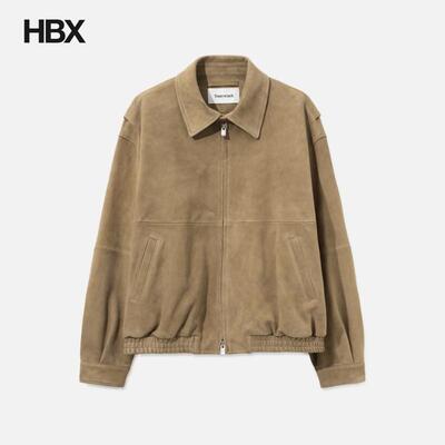 Tonywack Goat Leather Relaxed Bomber 皮夹克外套男HBX