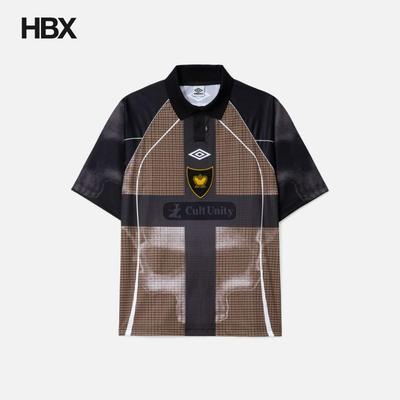 UMBRO/茵宝 x Slam Jam Cult Unity Check Polo T恤男HBX