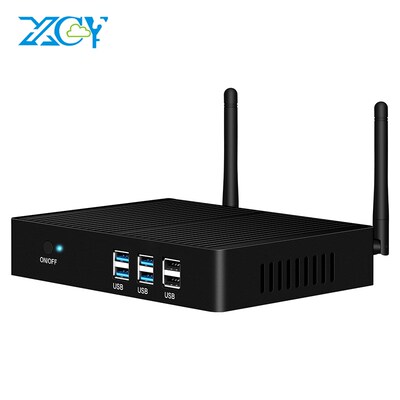 Intel Core i5 7200 i3 7100 i7 4500 Fanless Mini PC Windows 1