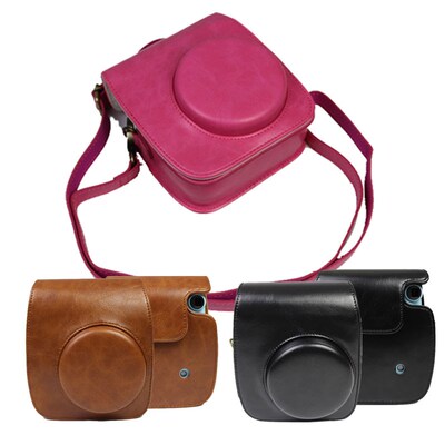 PU Leather Camera Case Cover For Fujifilm Fuji Instax Mini