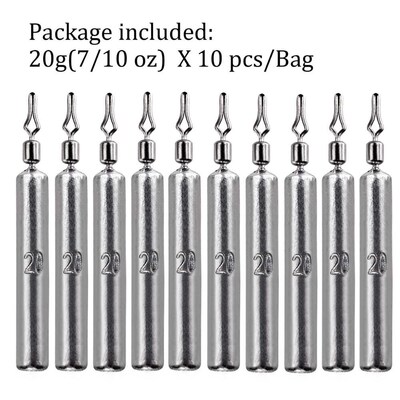 10pcs/lot Drop Shot Fishing Lead Sinker 3.5g 5g 7g 10g 14g 2
