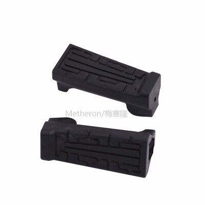 2 PCS Motorcycle Front Foot Rest Peg Rubbers Footrest Handle