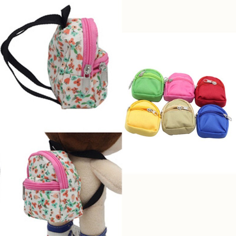 9 Colors Mini Blyth Doll Backpack Bag For Barbie Dolls BJD B_虎窝淘