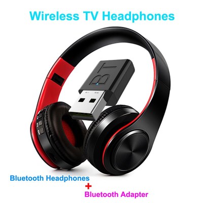 TV Bluetooth Headphones HiFi Deep Bass bluetooth Headphone