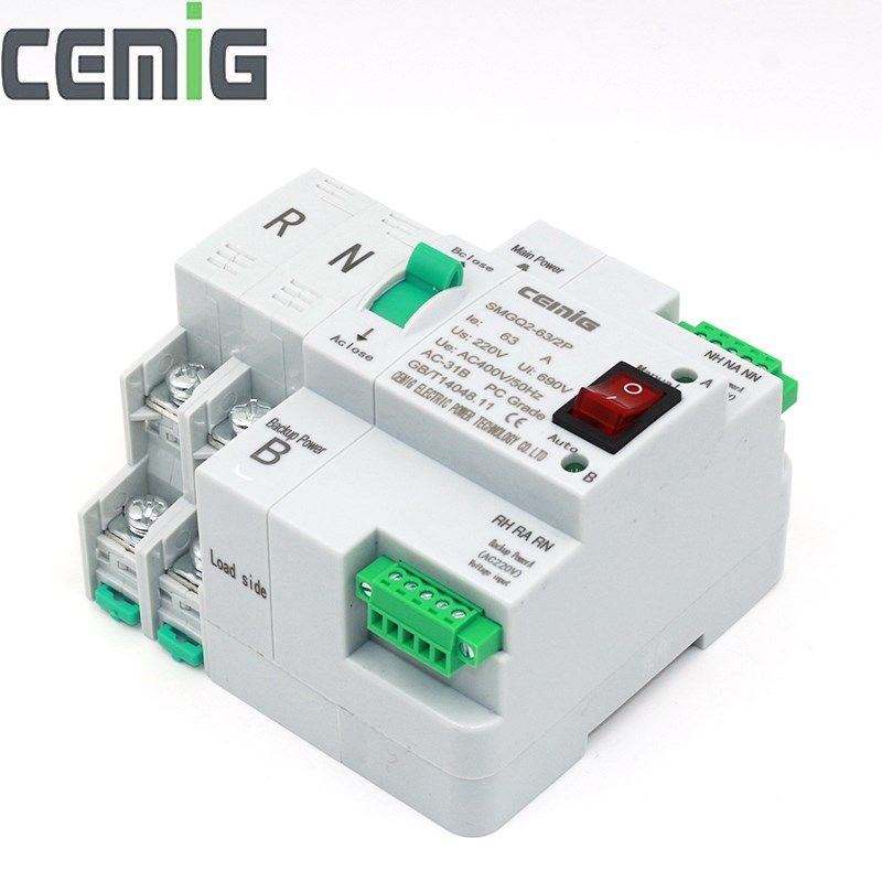 ATS Dual Power Automatic Transfer Switch Uninterrupted Powe