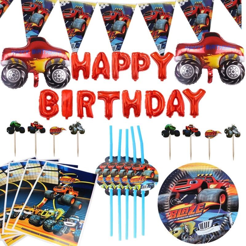 Blaze and the Mons Machines Birthday Party Decorations Banne
