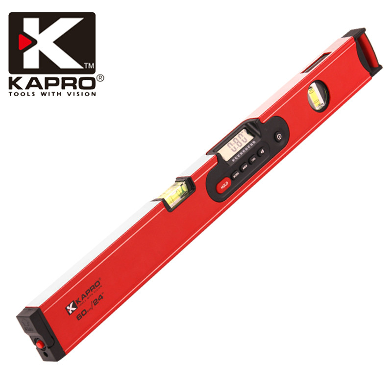 开普路KAPRO数显水平尺985DL高精度0.5mm/m水泡水平仪磁性带激光_虎窝淘