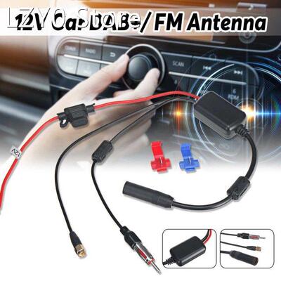DAB+FM Car Radio Stereo Antenna Aerial Splitter Cable Signal