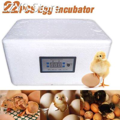 22pcs Eggs Incubator Brooder Bird Quail Chick Hatchery Incub
