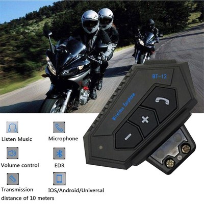 Motorcycle Bluetooth 4.2 Helmet intercom Wireless hands-free