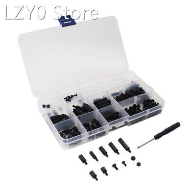 210PCS For Raspberry Pi Nylon Screw Kit Black Plastic Screws